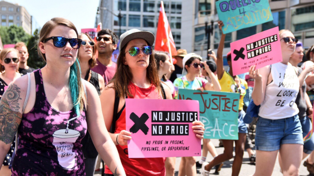 Dc Gay Pride Parade Interrupted By Activists Upset Over Police Presence Mrctv