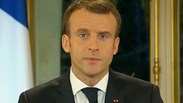 France's Macron Condemns Protest 'Violence' Before Bending to ... France's Macron Condemns Protest 'Violence' Before Bending to ...