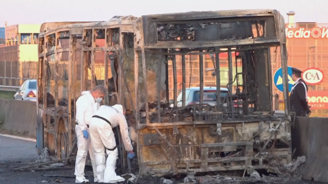 Italy: Migrant Given Italian Citizenship Sets Fire to Bus Filled with ...
