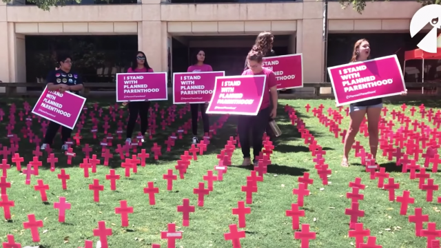 WATCH: Pro-Abortion Students Walk on Pro-Life Memorial Display of ...