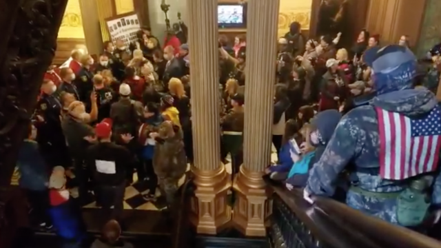 WATCH: Angry Citizens Storm Michigan State Capitol To Protest Shutdown ...
