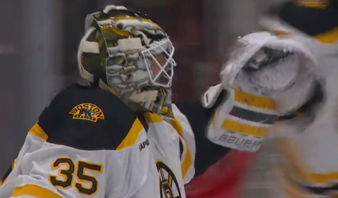 A Goalie Goal?! Bruins' Linus Ullmark Accomplishes Rare Feat Against ...