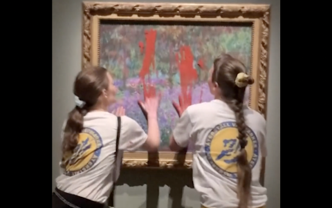 Swedish Climate Activists Target Monet Painting in Latest Stunt | MRCTV