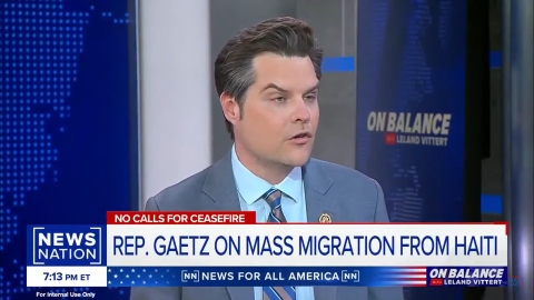Rep. Matt Gaetz Suggests Naval Interdiction of Haitian Migrants