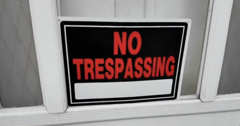 Prevent Home Squatting: ABC7 Anchor Suggests Using 'No Trespassing' Signs