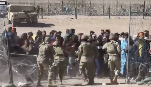 Overrun Texas Border: 43 Rioting Migrants Released into US