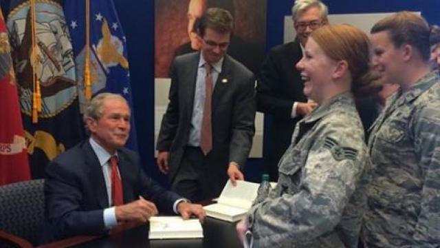13 Awesome Pictures That Show What George W. Bush Has Been Up To Since ...