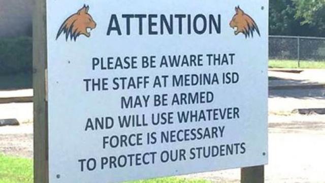 Texas School Posts Sign Warning Teachers May Be Armed | MRCTV