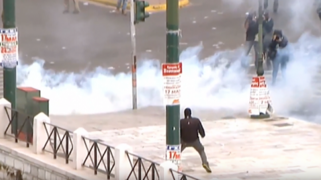 Anti-Austerity Riots Break Out in Greece Amid Financial Crisis | MRCTV