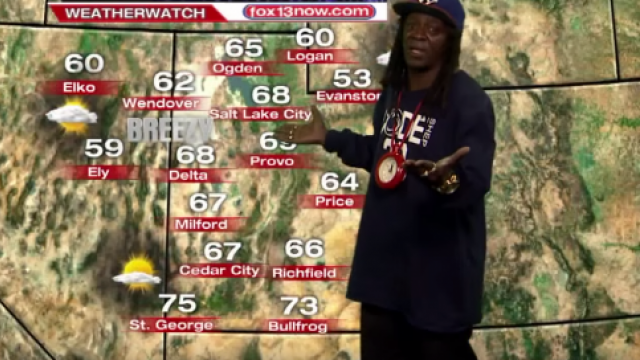 VIDEO: Famous Rapper Gives Weather Forecast For Local Station | MRCTV