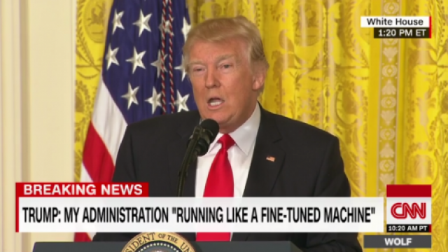 Trump Rips Into News Media ‘the Leaks Are Absolutely Real The News
